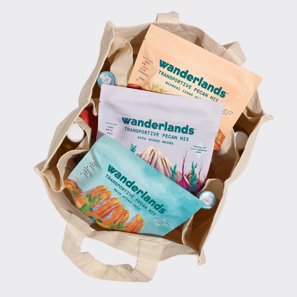 Snacks & Sips Tote Bag | Wanderlands